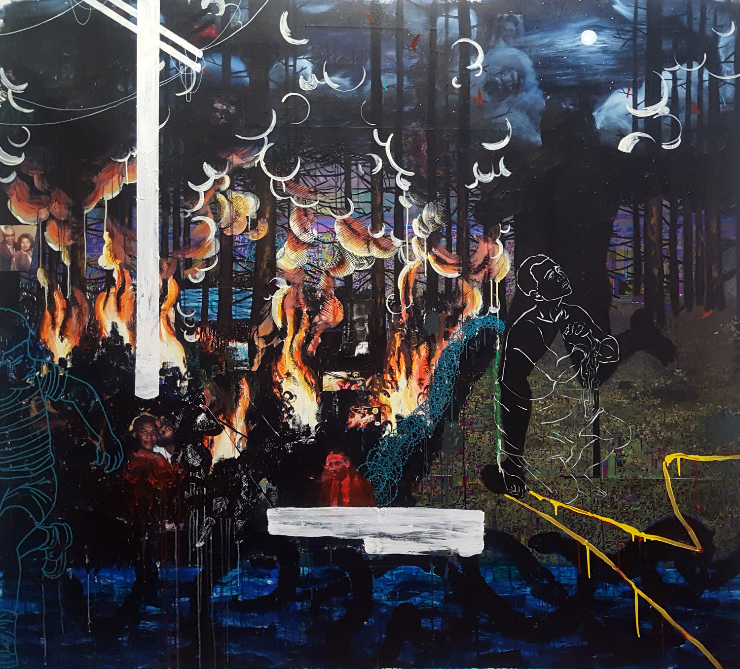 Politics And Painting In Cosmic Traffic Jam